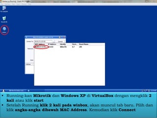 Setting mikrotik sebagai gateway dengan winbox | PPTX