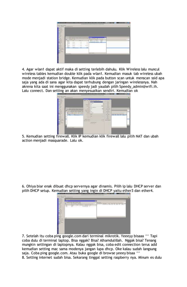 Setting mikrotik wireless rb941 | PDF