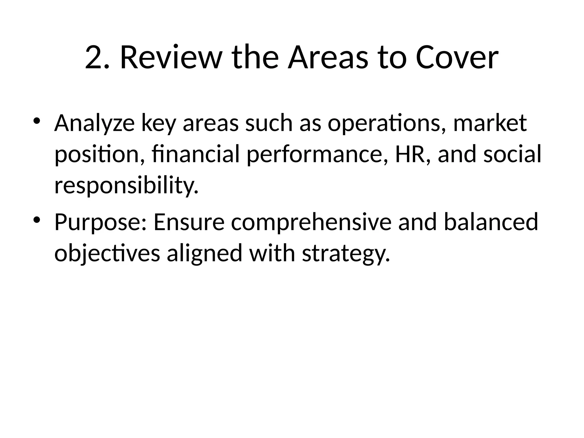 Process of Setting Objectives: An Overview | PPTX