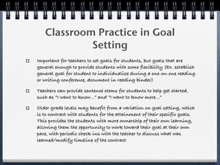 Setting Objectives & Providing Feedback | KEY