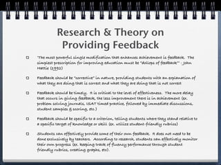 Setting Objectives & Providing Feedback | KEY