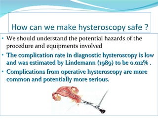 Setting of Hysteroscopy unit | PPT