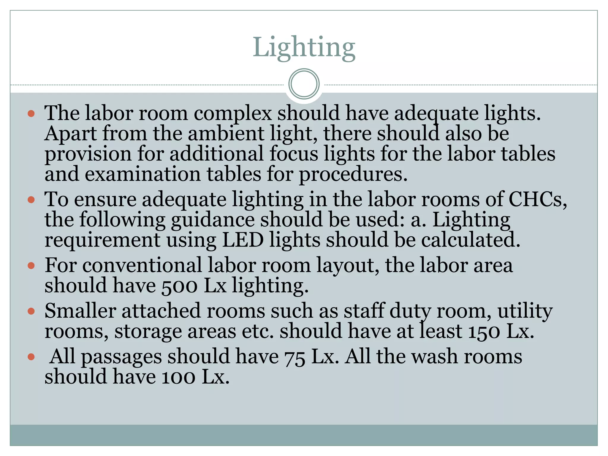 Setting of labor Room | PPTX