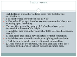 Setting of labor Room | PPTX