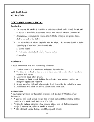 In Partograph and Setting of labour room word file | DOCX