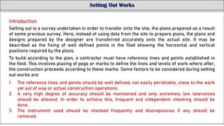 Setting out of Building | PDF