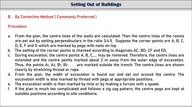 Setting out of Building | PDF | Home Improvement | Home & Garden