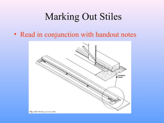 joinery setting out and marking out | PPS