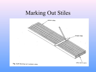joinery setting out and marking out | PPS