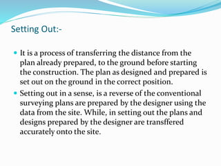 Setting out of bridges | PPTX