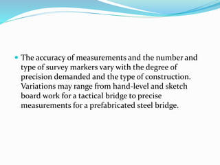 Setting out of bridges | PPTX