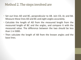 Setting out of bridges unit 6 | PPTX