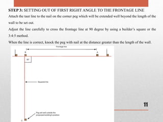 Setting out of building | PPTX