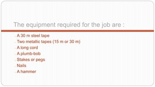 Setting out work | PPTX