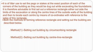 Setting out work | PPTX