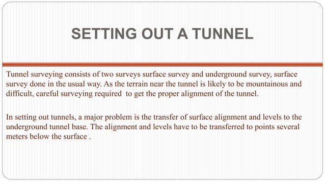 Setting out work | PPTX | Civil Engineering Industry | Industries