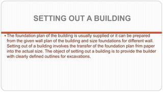 Setting out work | PPTX