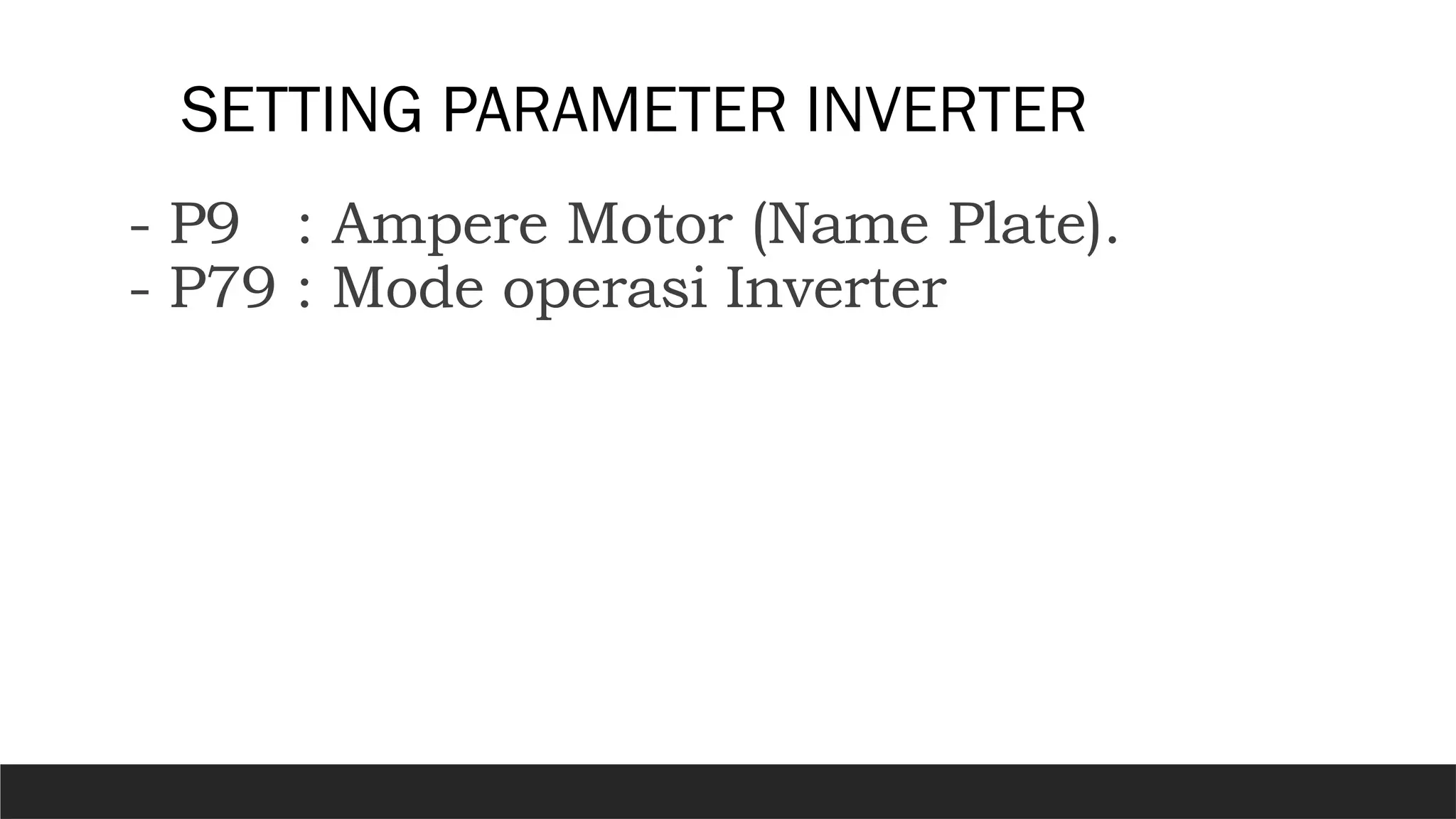 cara SETTING PARAMETER INVERTER omron .pptx