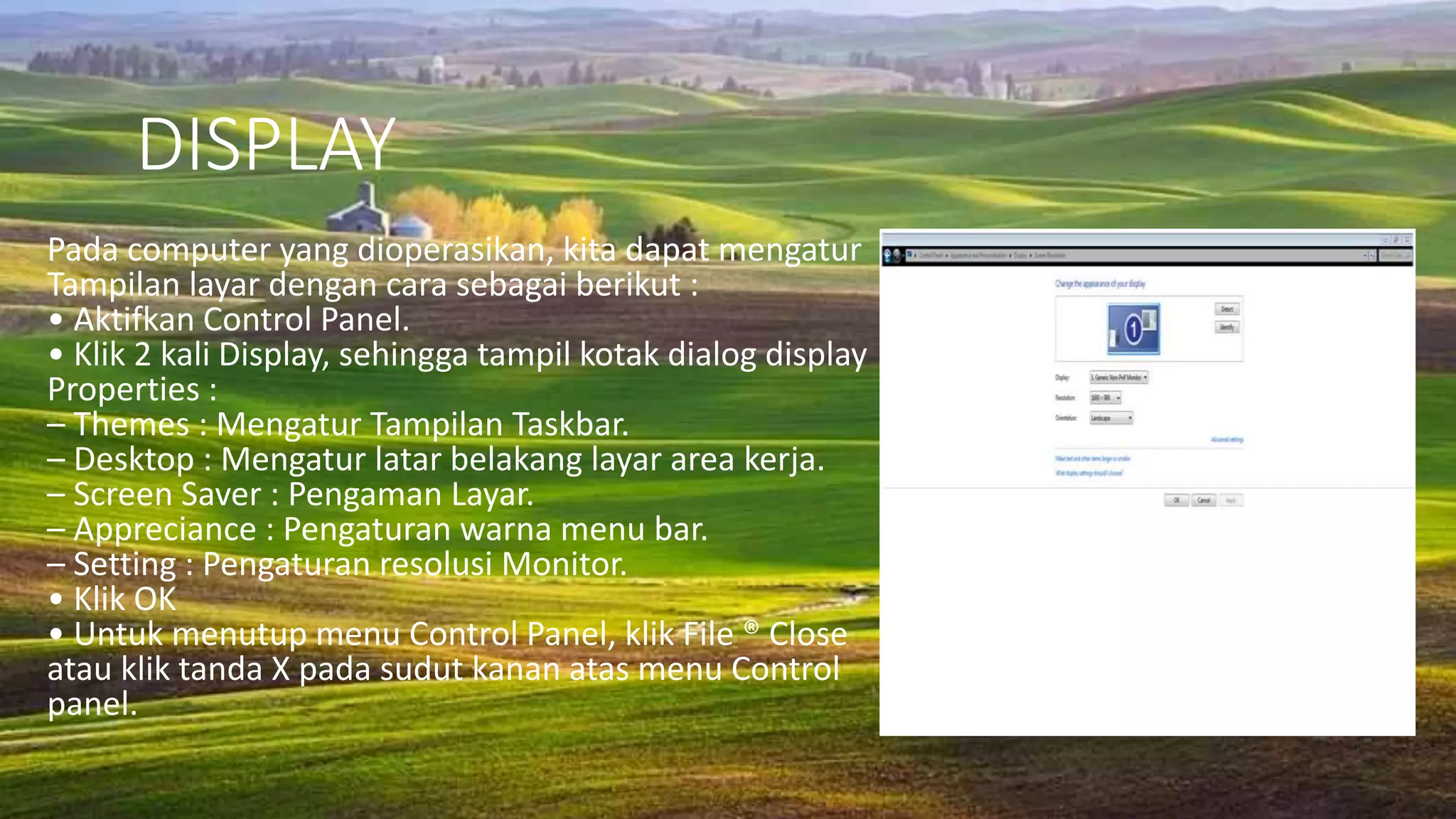 Setting peripheral pada komputer | PPTX