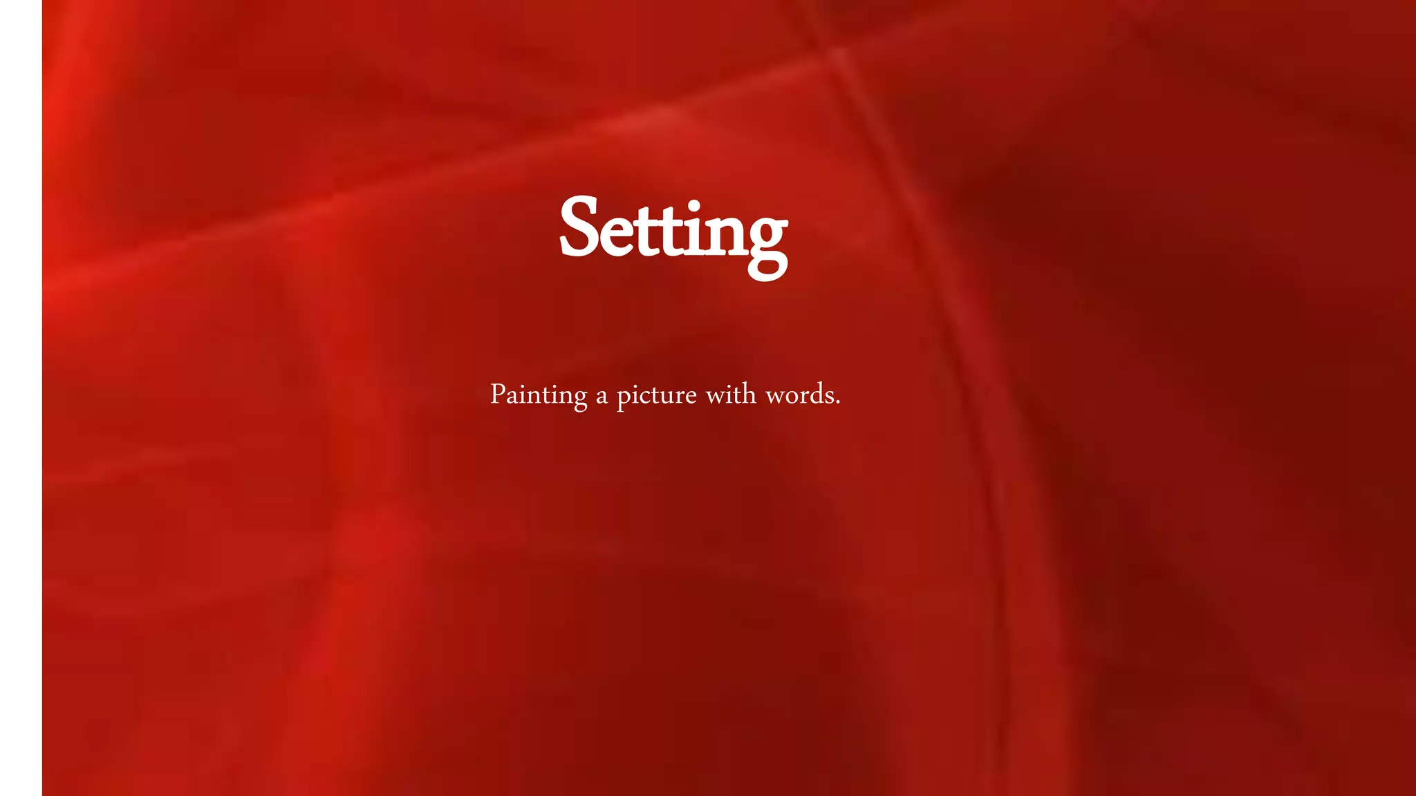 Setting presentation | PPTX