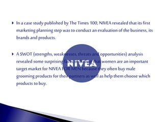 Setting Product Strategy Nivea Mini case | PPT