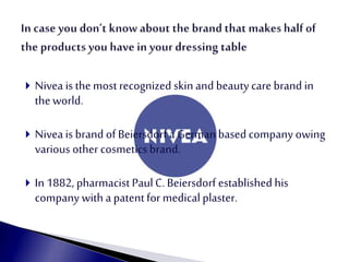 Setting Product Strategy Nivea Mini case | PPT