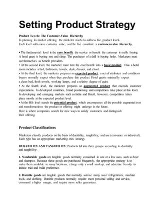 Setting product strategy | PDF