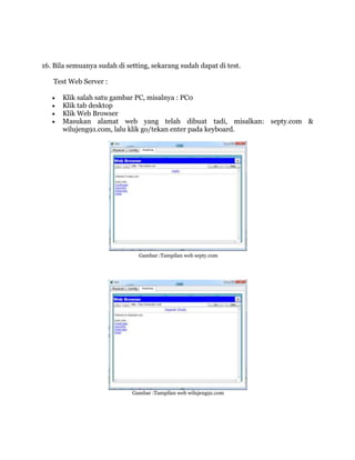 Setting server | PDF
