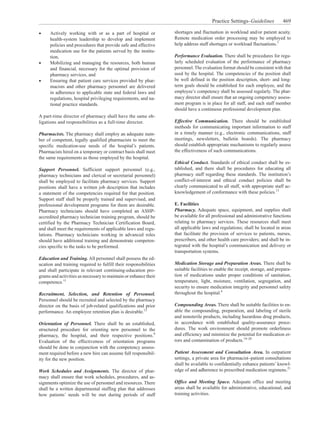 ASHP guidelines minimum standard for pharmacies in hospital N.59 ...