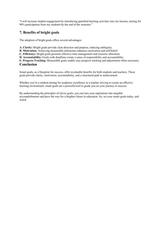 How To Set SMART Goals For Student And Teacher Success? | Future ...