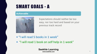 Setting SMART Goals for success | PPTX