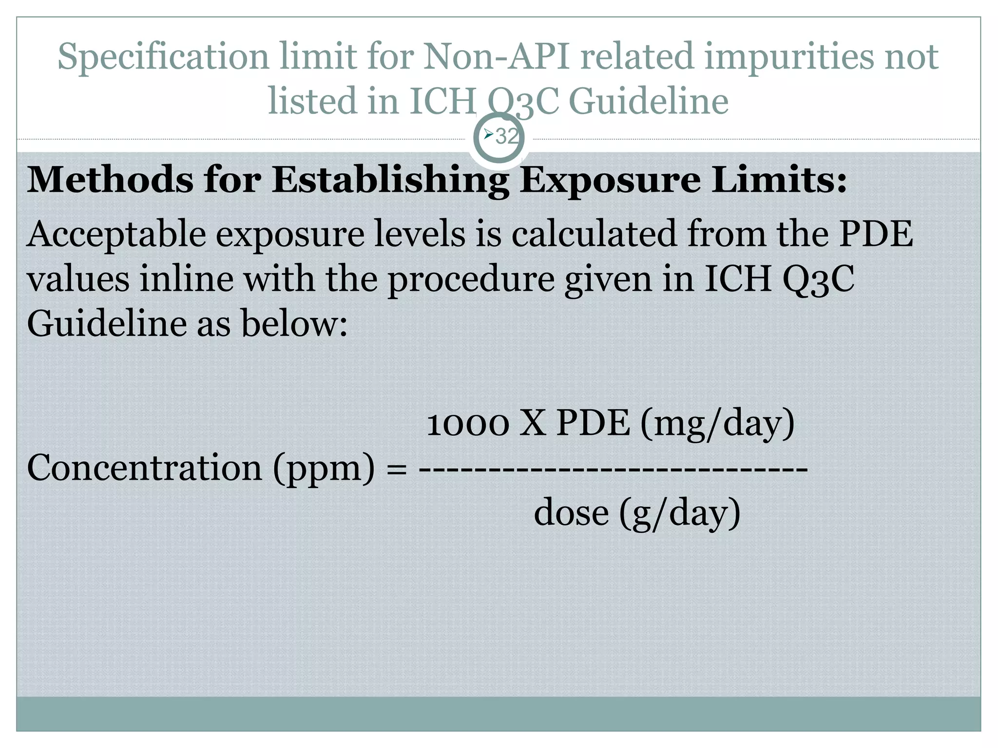 Setting spec limit for imps | PPT