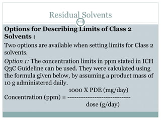 Setting spec limit for imps | PPT