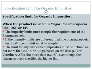 Setting spec limit for imps | PPT