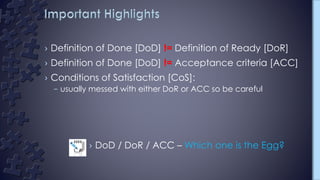 Setting the DoD: Riffs | PPT