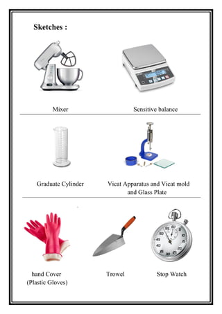 Setting Time of Hydraulic Cement By Vicat Needle | Jameel Academy | PDF
