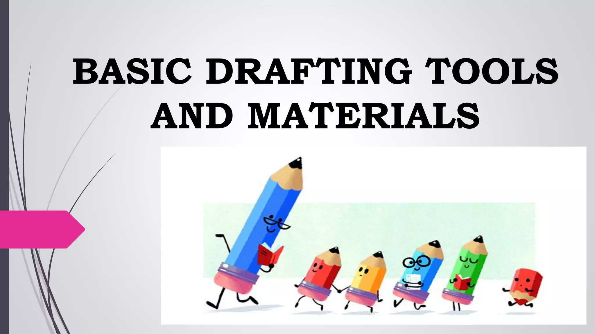 Basic Drafting Tools & Materials and Setting-Up your Drawing Table | PDF