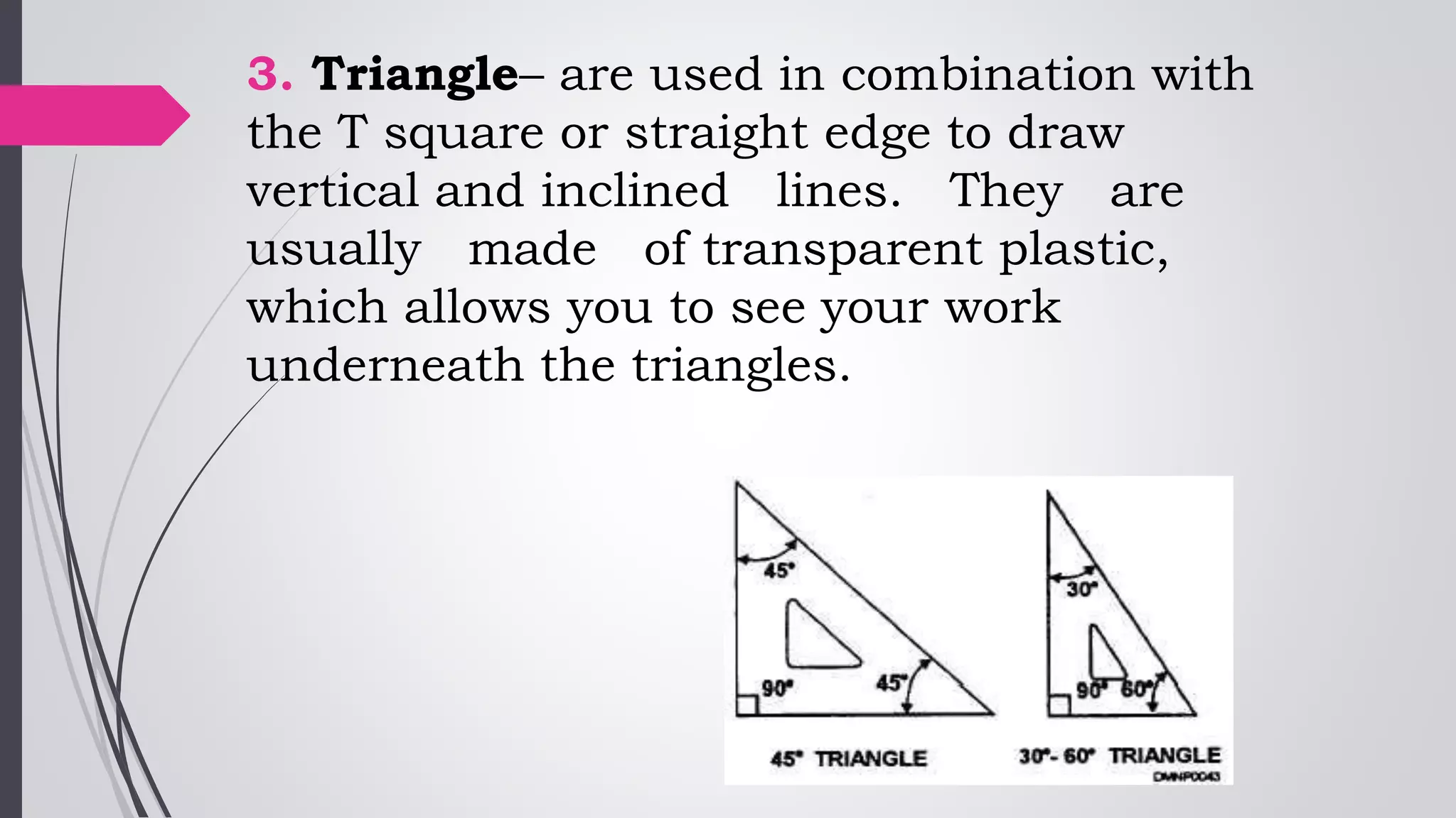 Basic Drafting Tools & Materials and Setting-Up your Drawing Table | PDF