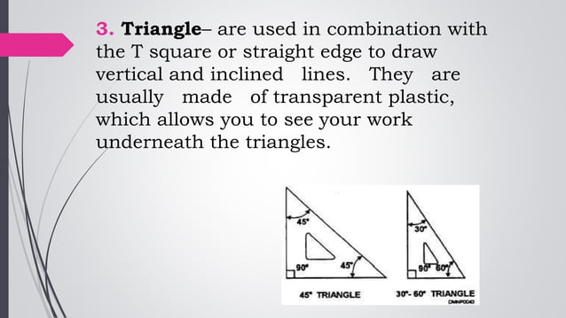Basic Drafting Tools & Materials and Setting-Up your Drawing Table | PDF