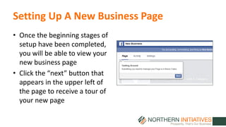 Setting up a facebook business page | PDF | Internet for Beginners ...