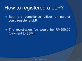Setting Up A Foreign Limited Liability Partnership (Foreign LLP) | PPTX ...