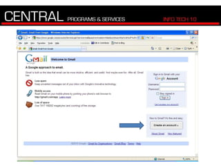 Setting up a gmail account | PPTX