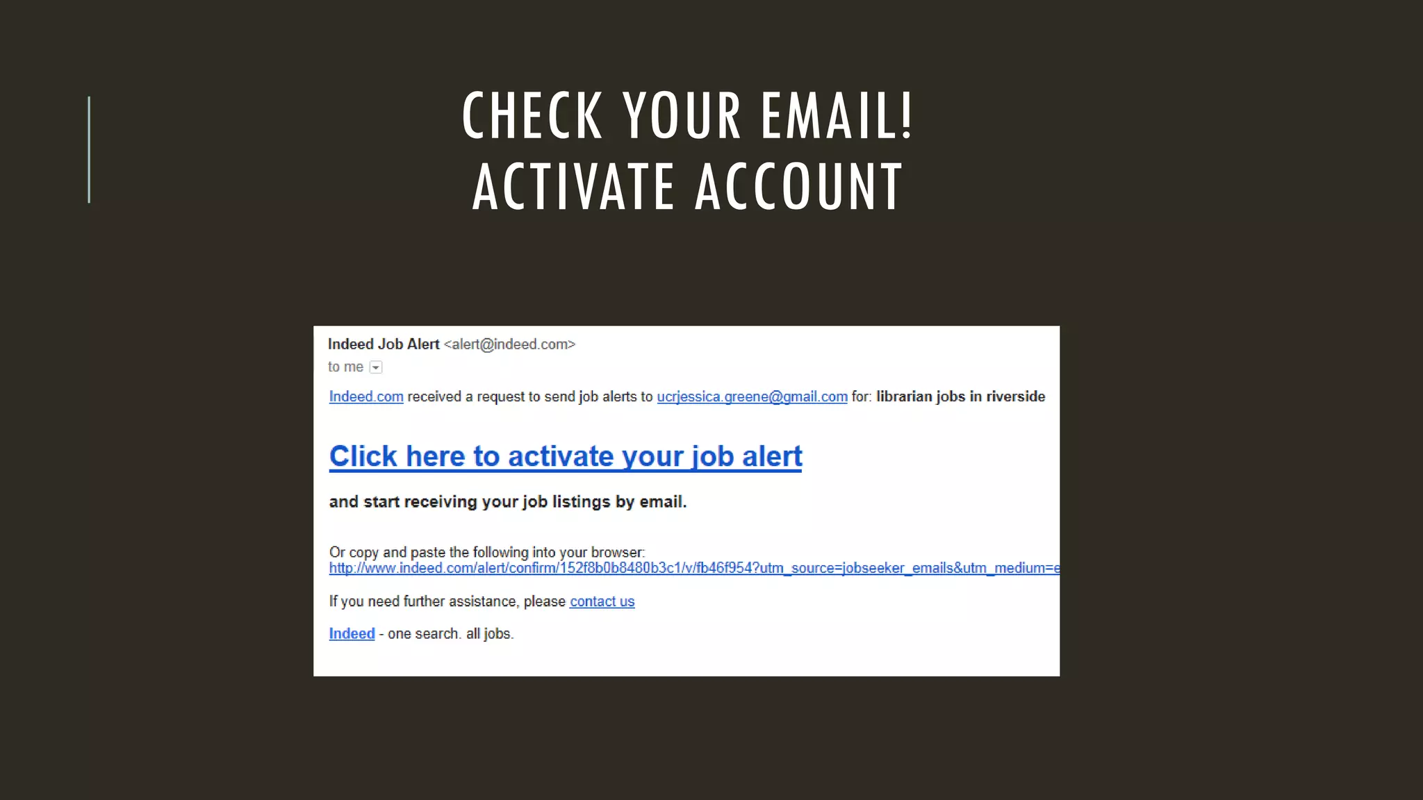 How to create job alerts on indeed.com
