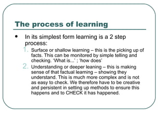 Setting up a lesson for good progress | PPT