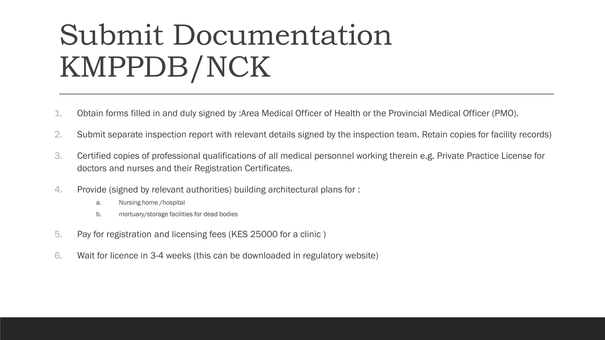 Setting up and Operation of a Medical Centre in kenya | PDF