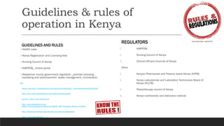 Setting up and Operation of a Medical Centre in kenya | PDF