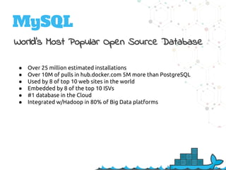 Setting up a MySQL Docker Container | PPT