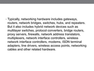 Setting up a network | PPTX
