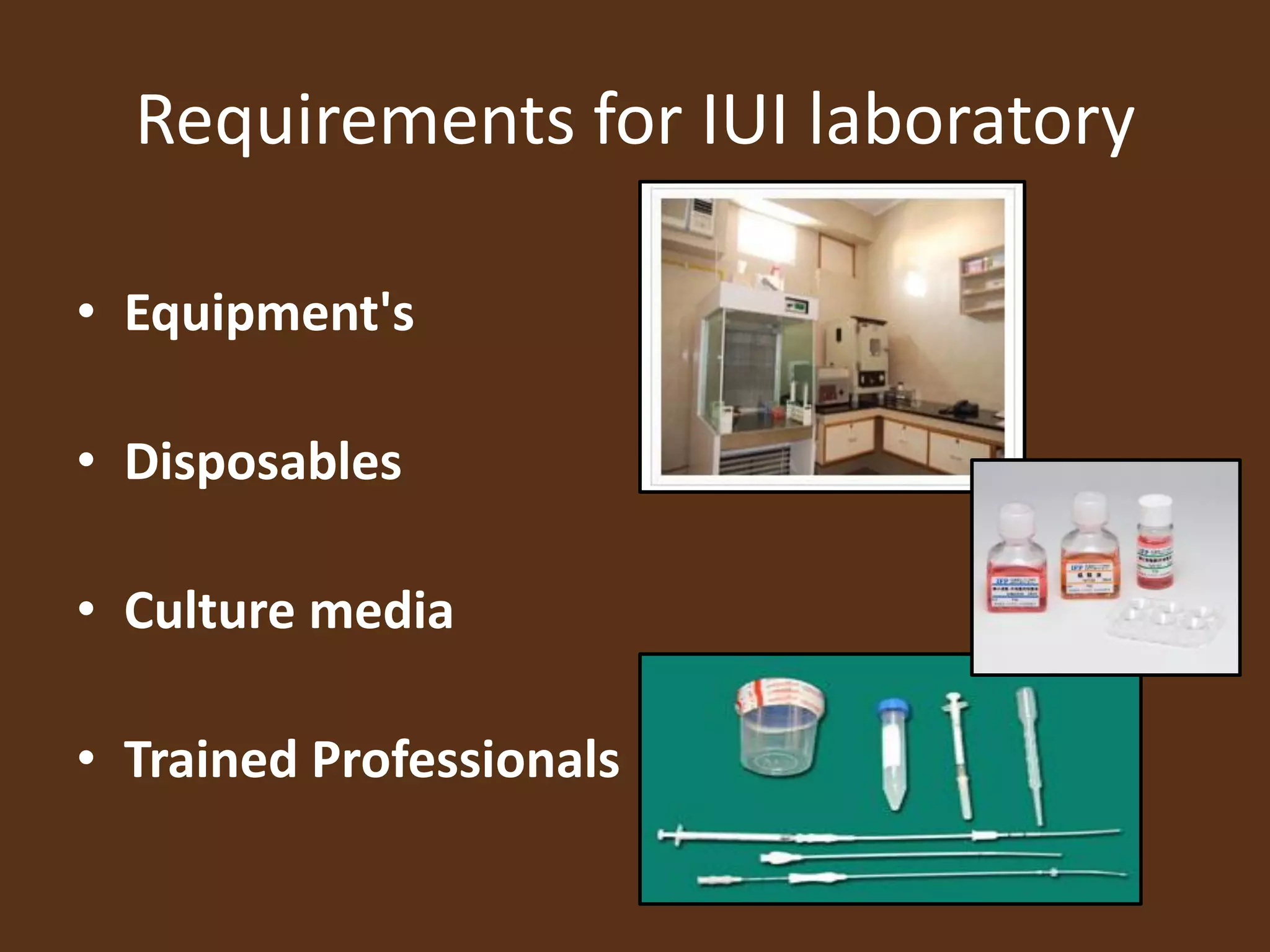 Setting up an iui unit | PDF