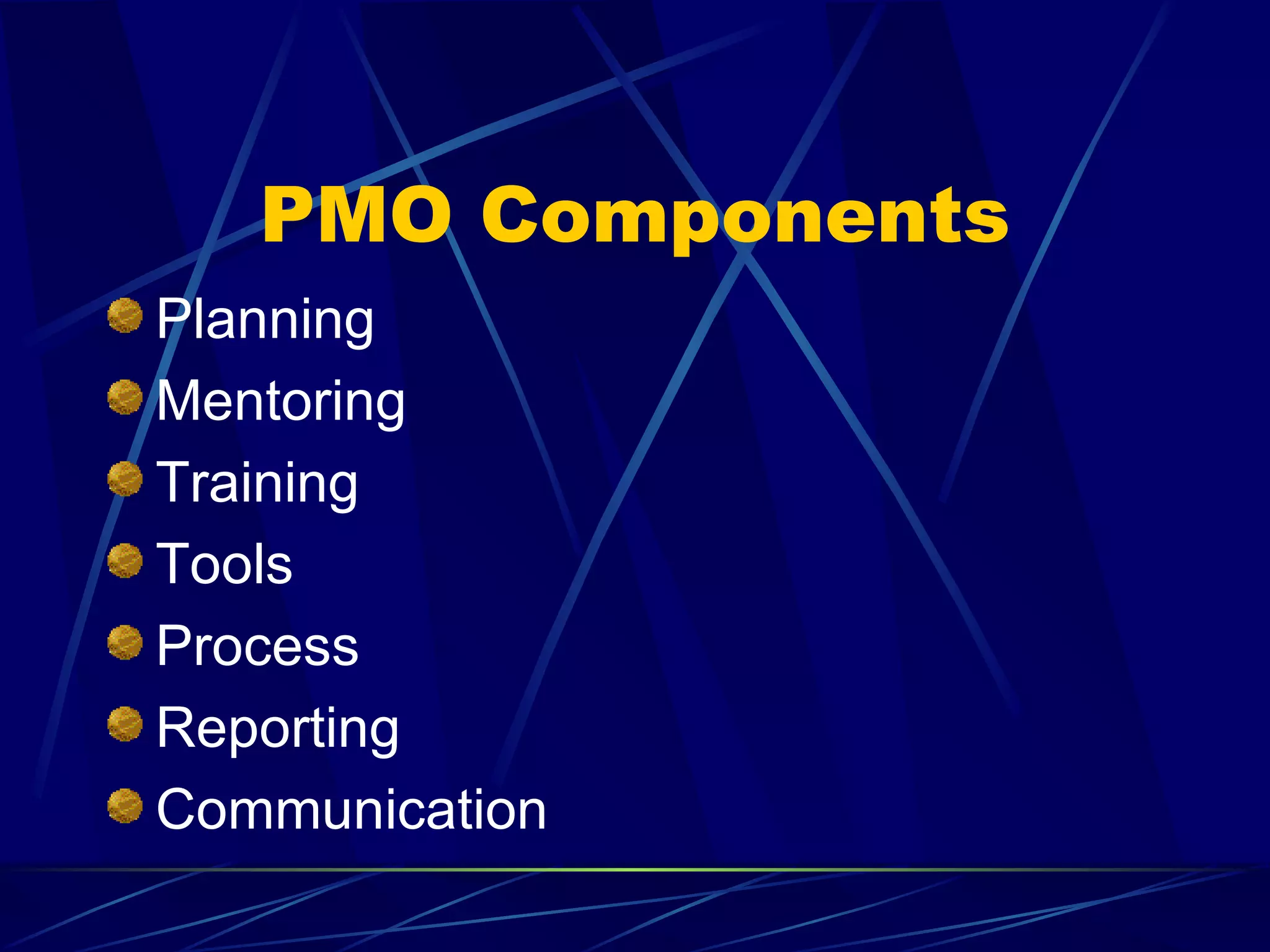 Setting up a pmo | PPT